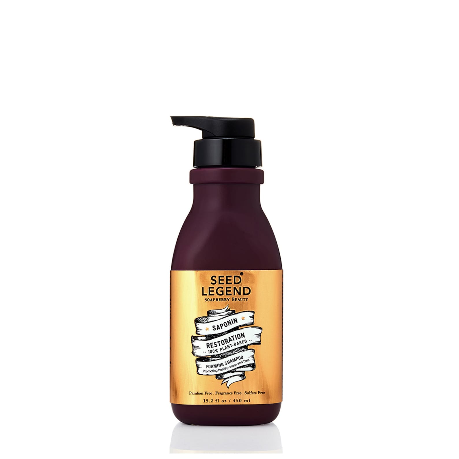 Plant-based Shampoo for Hair Loss 100% Natural Organic Soapberry ...