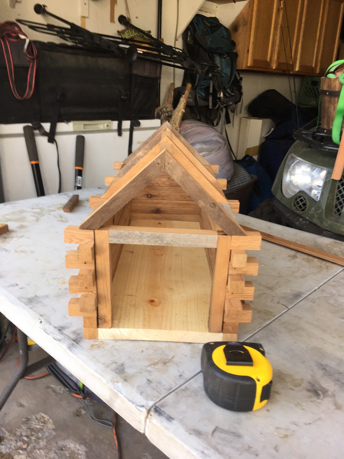 Handmade Cedar Mailbox. Actually Framed With Rafters. Cedar Roof With ...