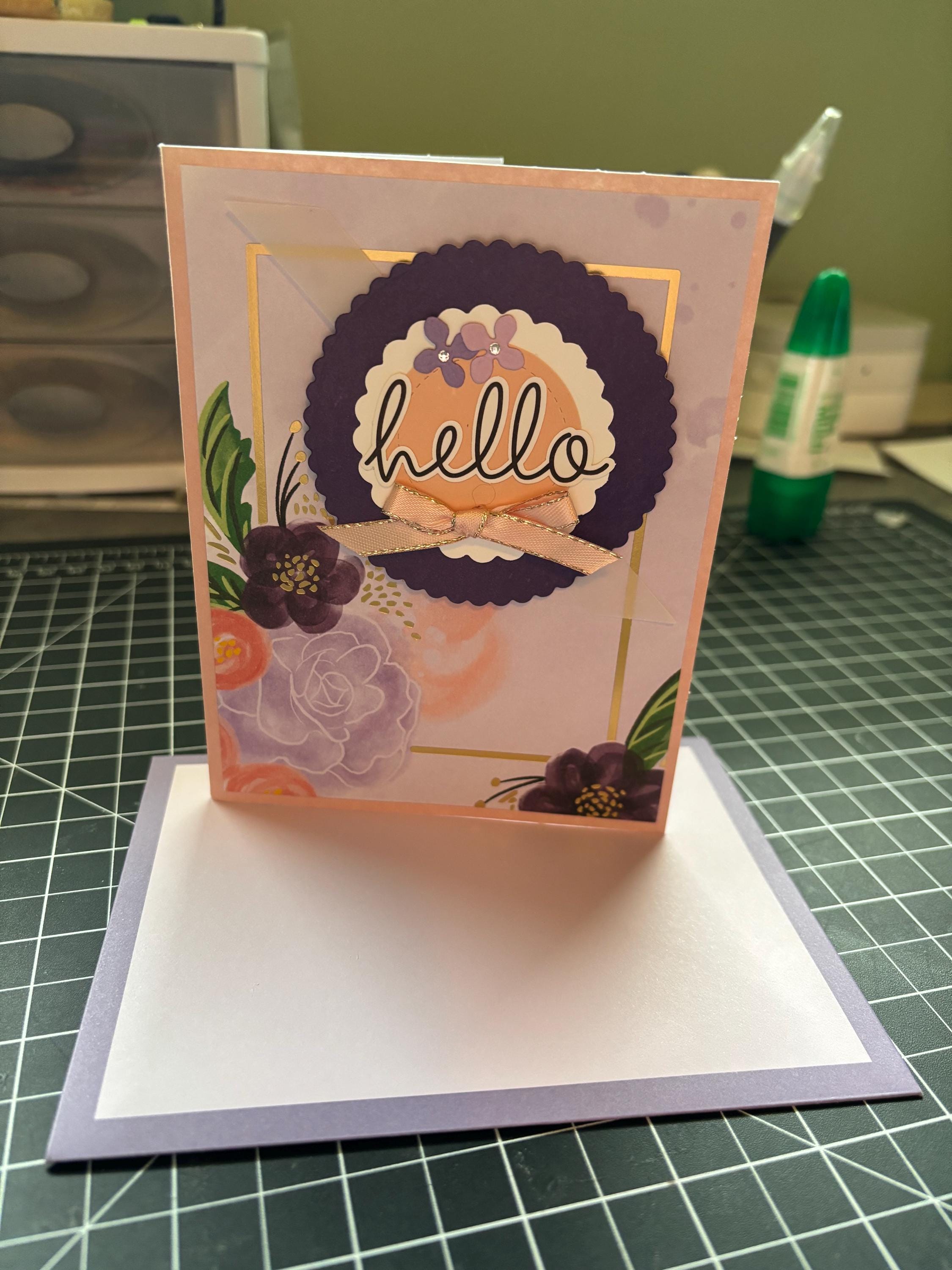 Stampin’ up Hello/support Greeting Card - Etsy