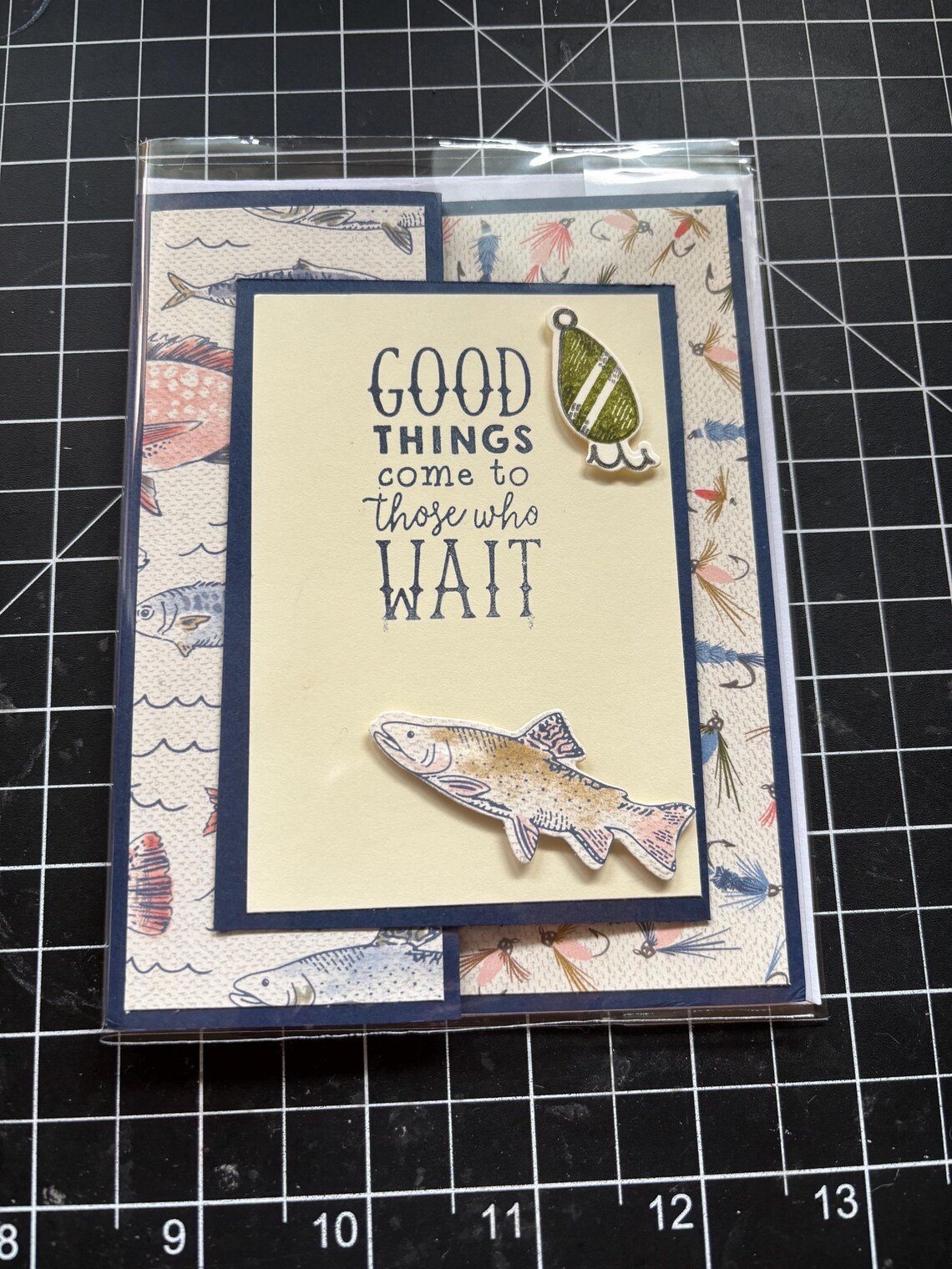 Gone Fishing Retirement Card Stampin’ Up - Etsy