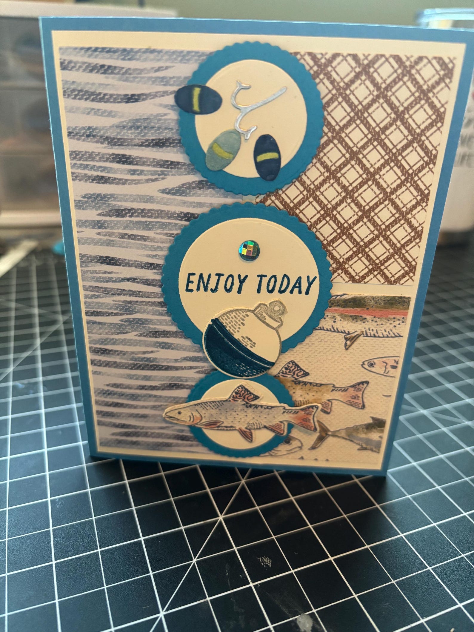 Gone Fishing Birthday Card Stampin’ Up - Etsy