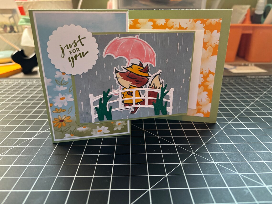 Playing in the Rain Happy Birthday Stampin’ Up - Etsy