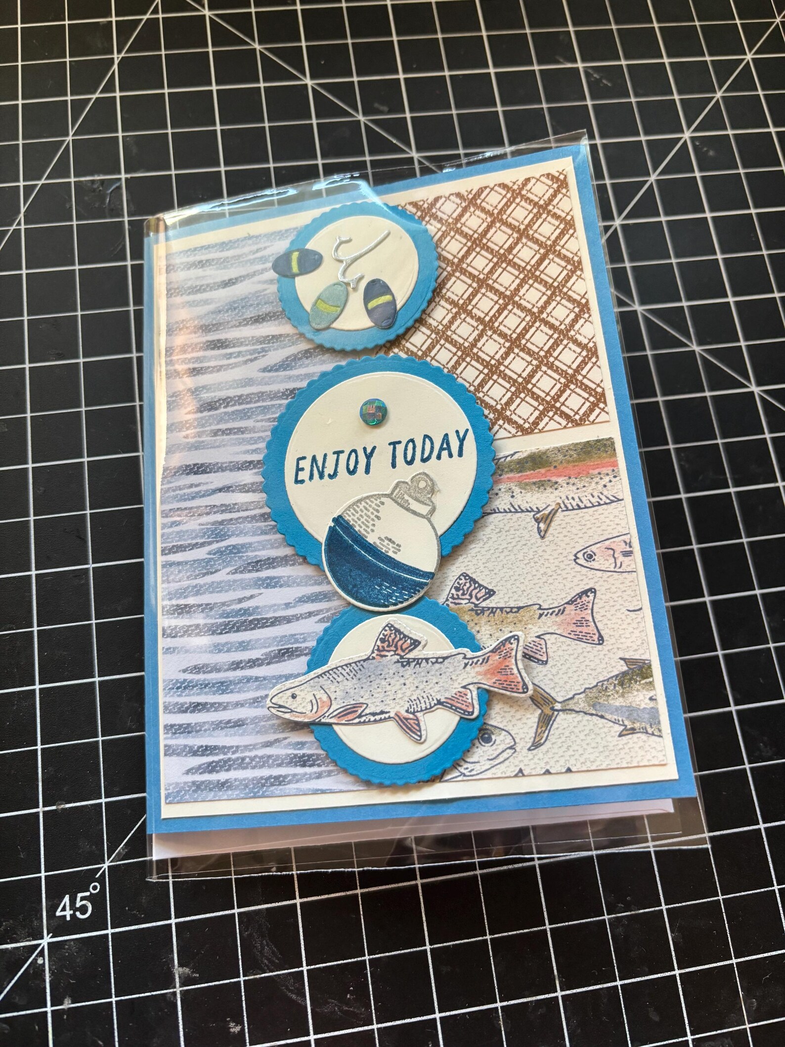 Gone Fishing Birthday Card Stampin’ Up - Etsy
