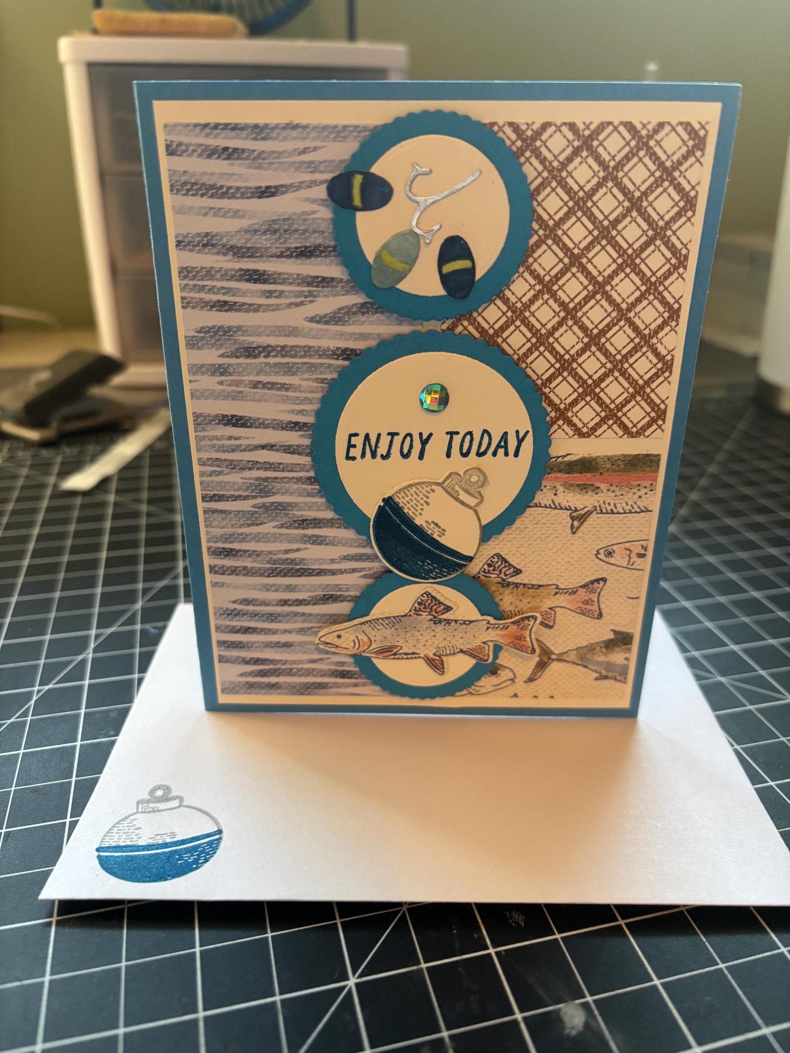 Gone Fishing Birthday Card Stampin’ Up - Etsy