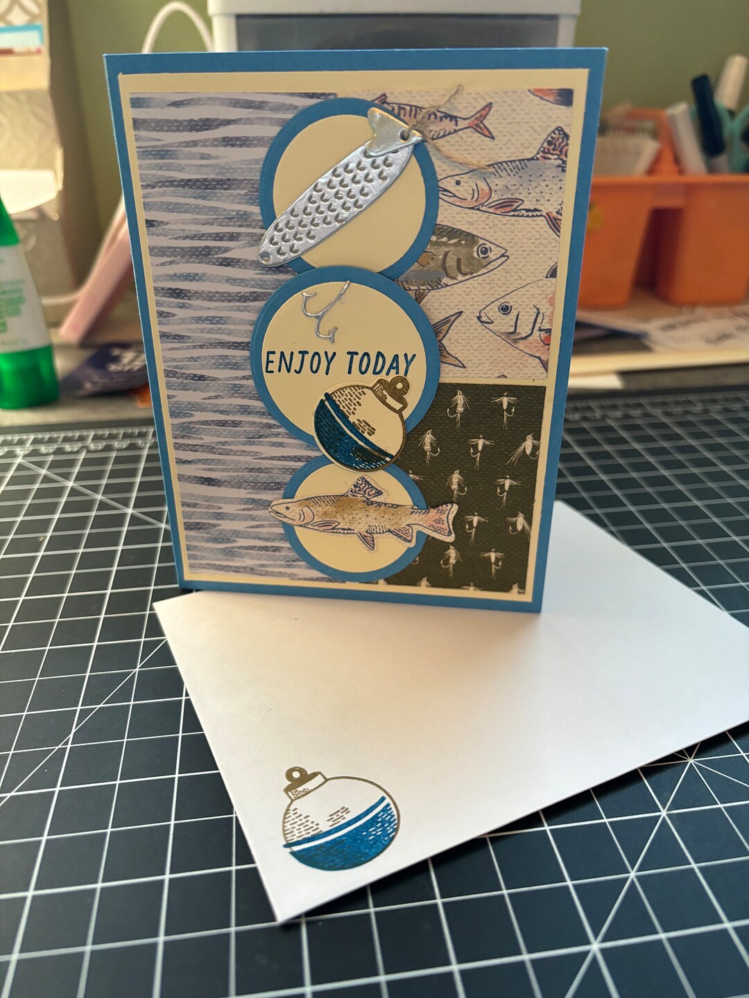 Gone Fishing Birthday Card Stampin’ Up - Etsy