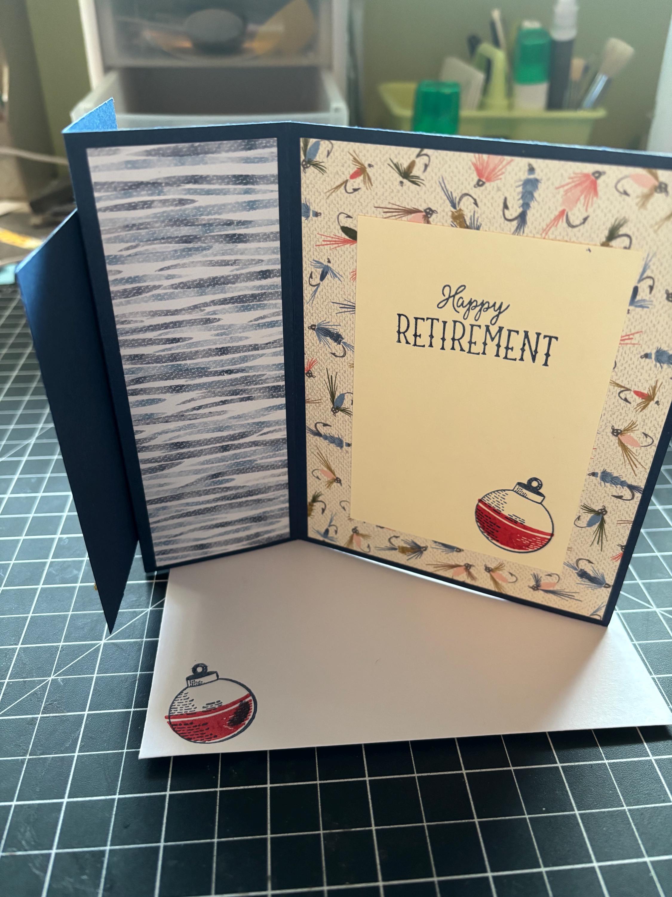 Gone Fishing Retirement Card Stampin’ Up - Etsy