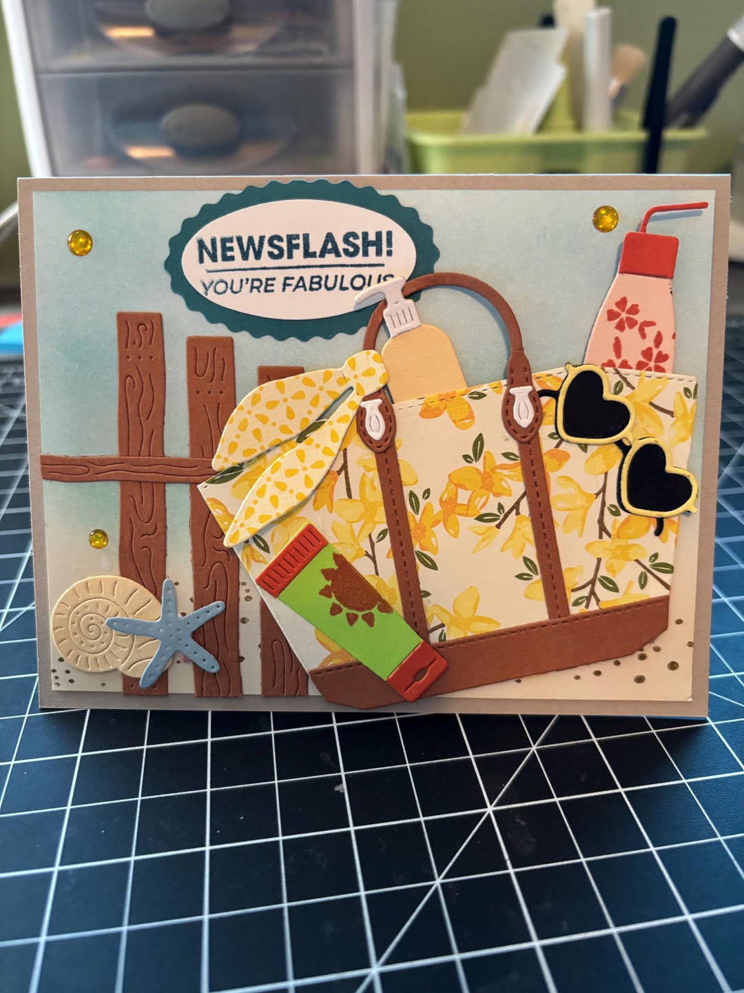 Notes and Totes Stampin’ up Greeting Card - Etsy