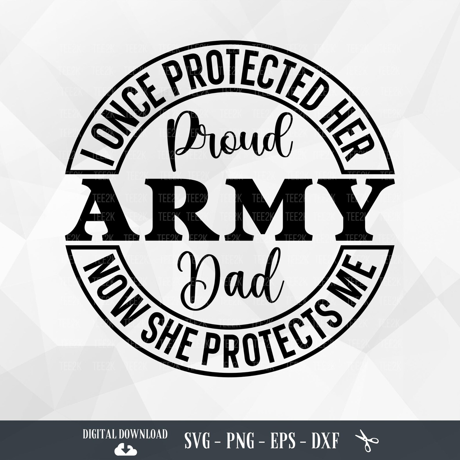 Proud Army Dad SVG: Patriotic Military Design (digital Download) - Etsy