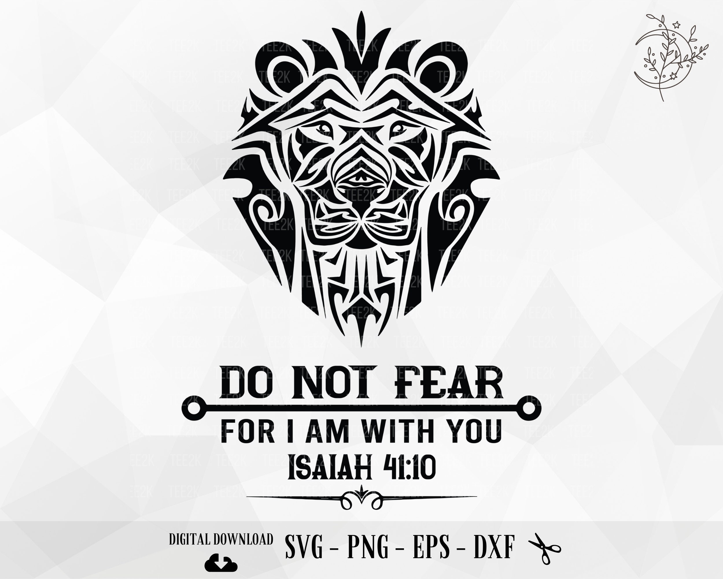 Do Not Fear for I Am With You SVG Christian Bible Verse - Etsy