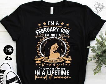 February Girl Png - Etsy