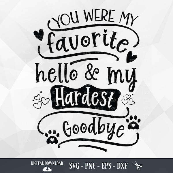 Dog Goodbye Card - Etsy