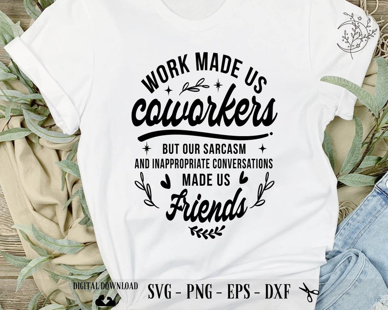 Coworker SVG Work Made Us Coworkers Colleagues Friendship - Etsy