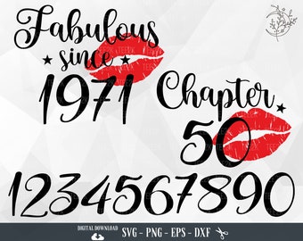 Bundle Fabulous Since Birth Year Svg Png, Birthday Diva Svg, Birthday Shirt, Party Fabulous Svg ...