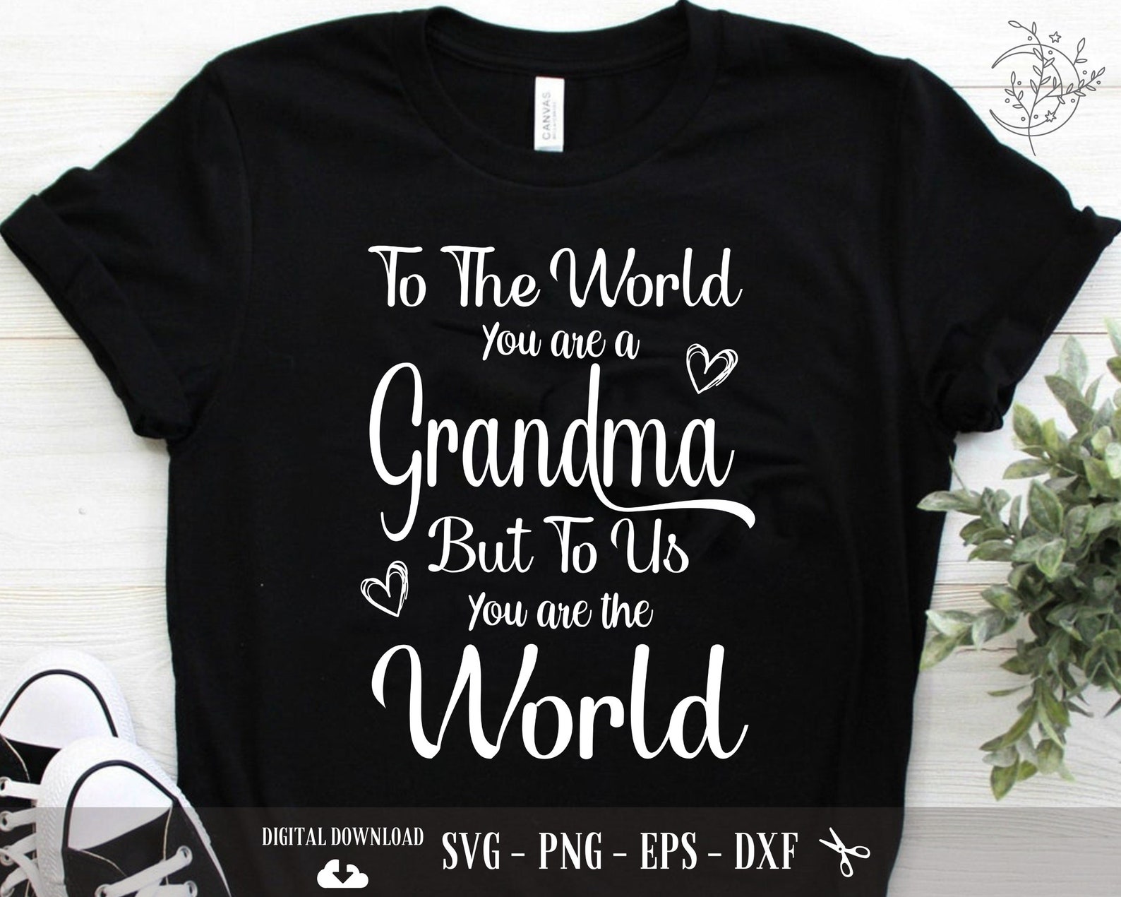 Grandma SVG: 'to the World' Quote, Cricut Ready (digital Download) - Etsy