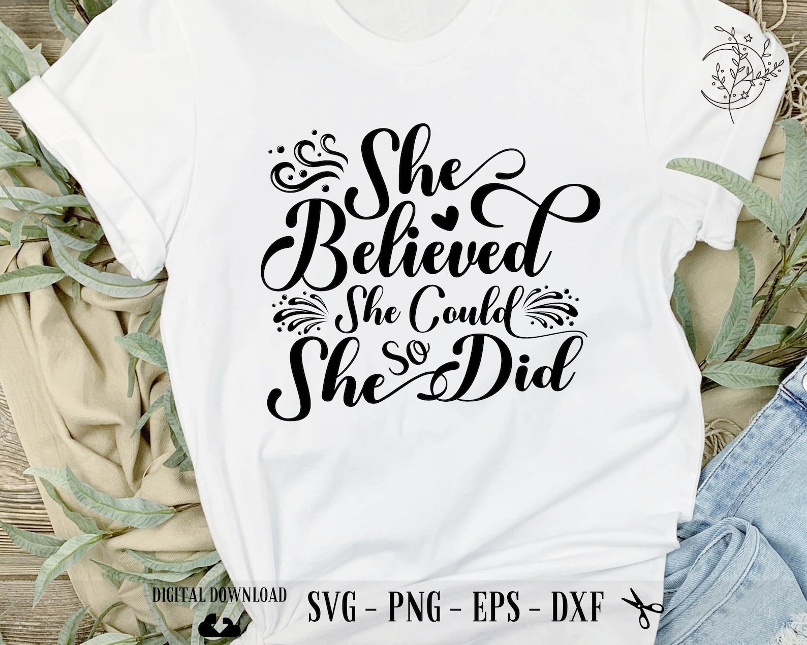 She Believed She Could SVG: Graduation Quote (digital Download) - Etsy