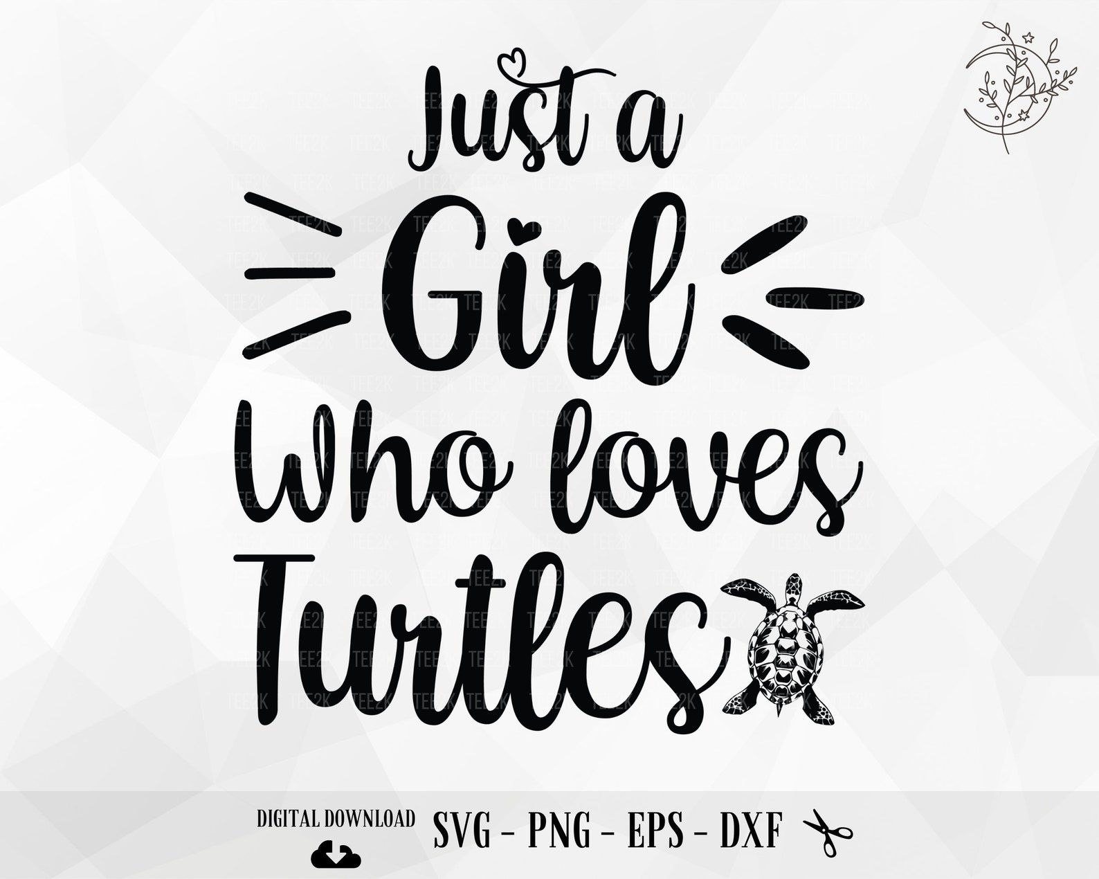 Just a Girl Who Loves Turtles Svg Turtles Svg Turtles Lover - Etsy