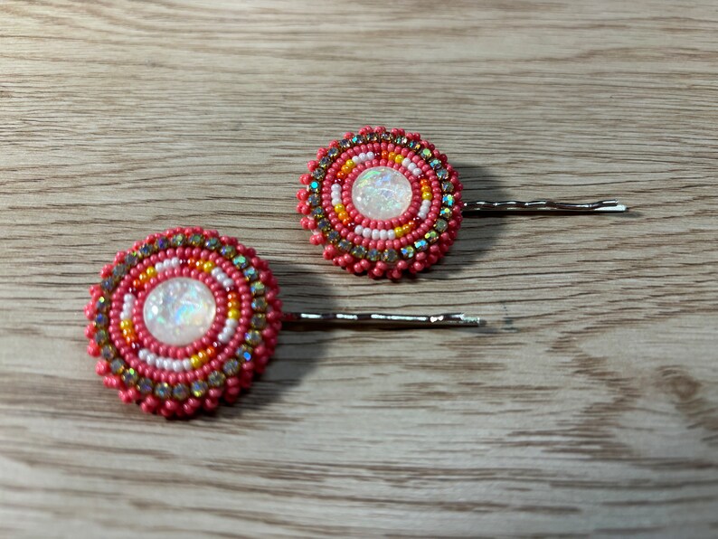 Beaded Hair Pins - Etsy