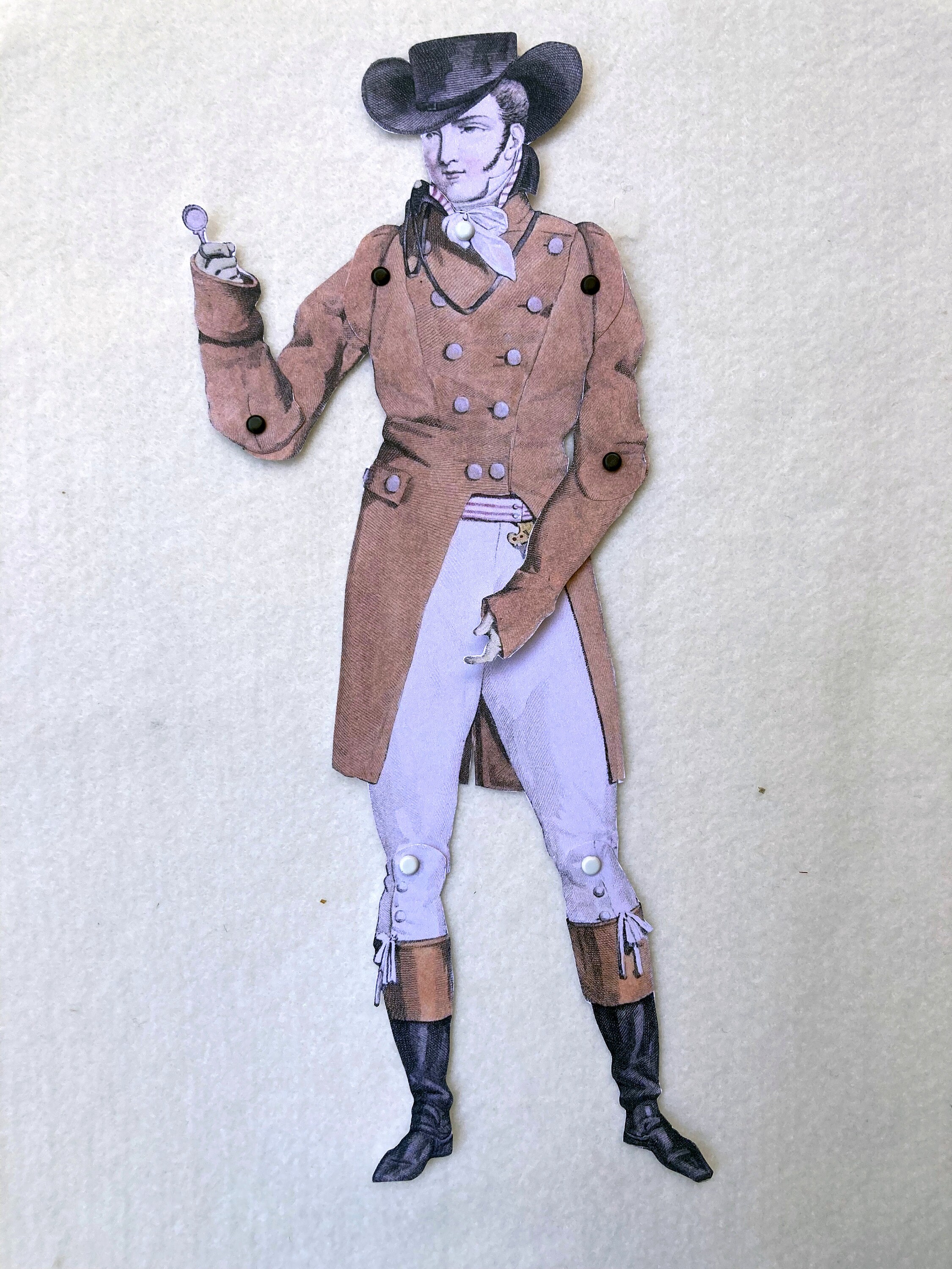 Articulated Paper Doll: Lord Jasper Regency Fashion, Pantin, PDF ...