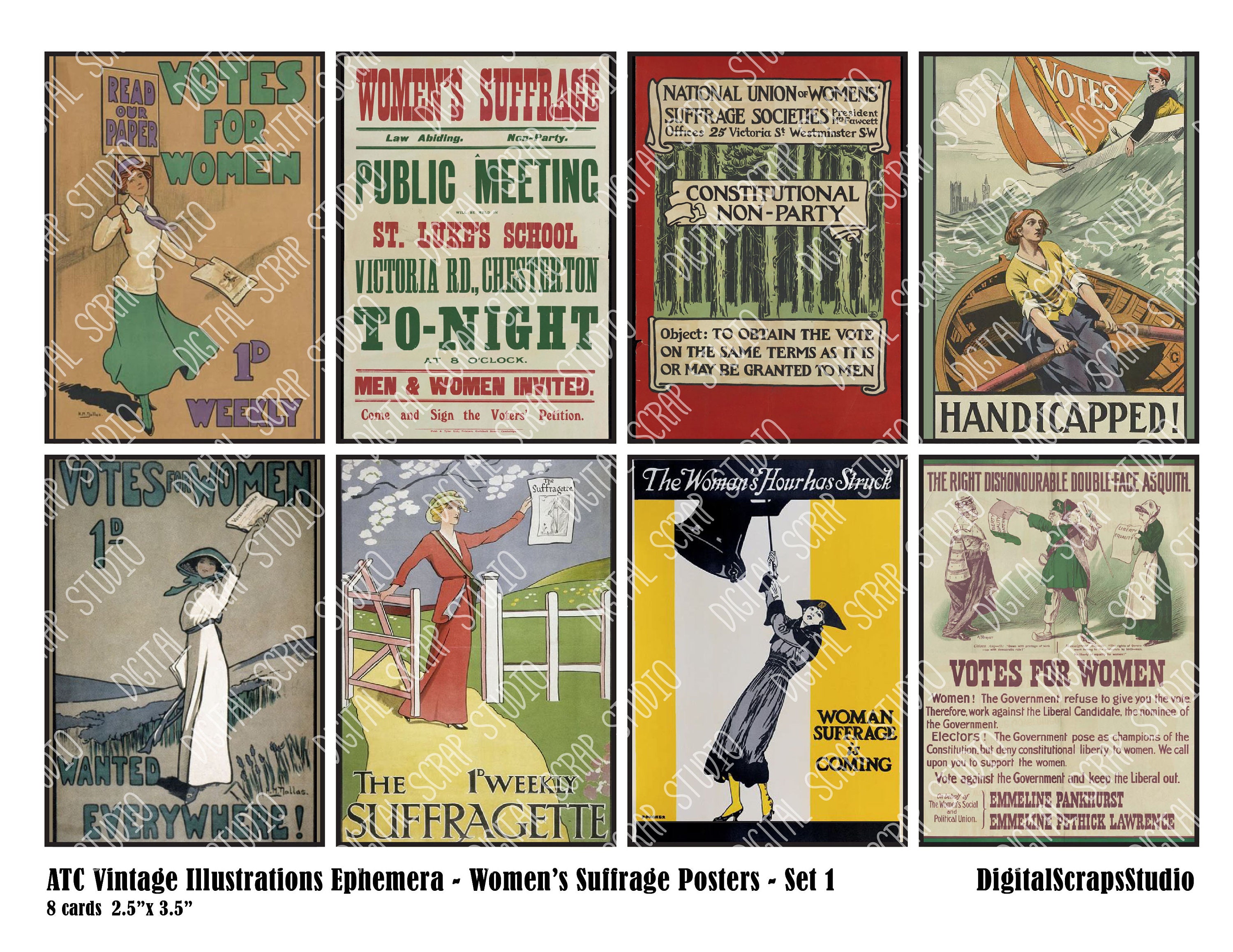 Womens Rights Movement Posters