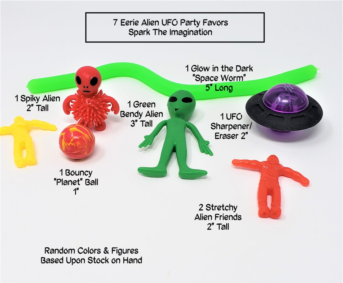 Fun Outer Space Alien Figures UFO Party Favors for Boys and - Etsy