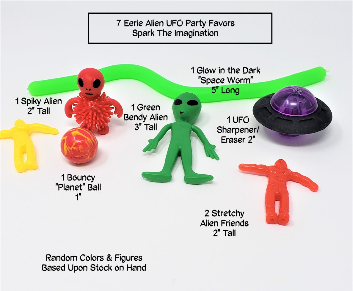 Pre-filled Alien Goodie Bag, UFO Party Favors- Low Cost and Convenient ...