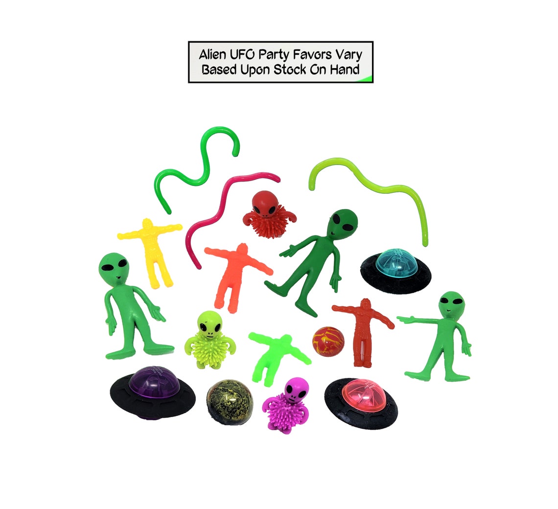 Pre-filled Alien Goodie Bag, UFO Party Favors- Low Cost and Convenient ...