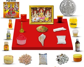 Gruhapravesha Pooja Samagri Kit Contains 24 Items Kit for - Etsy