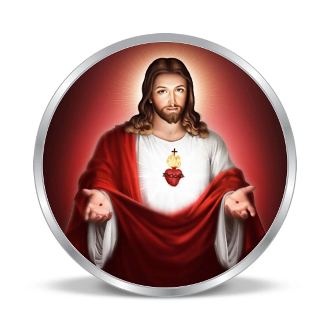 Jesus Christ Coin / Ishamashi 999 Pure Silver Coin - Etsy