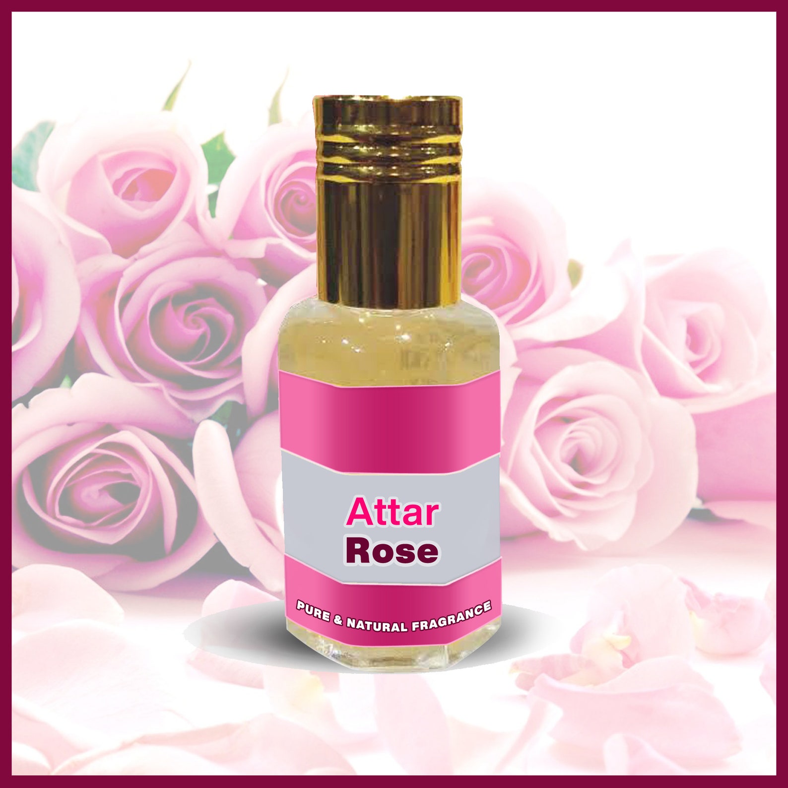 Rose Attar / Rose Perfume Pure High Quality Alcohol Free 10ML-500ML - Etsy