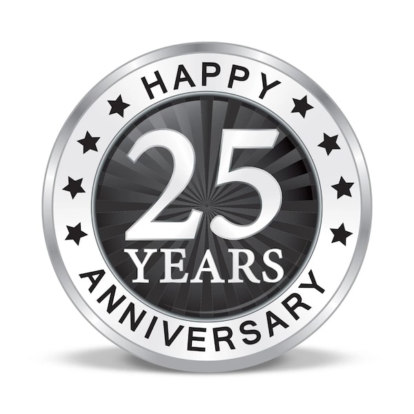 25th Anniversary - Etsy