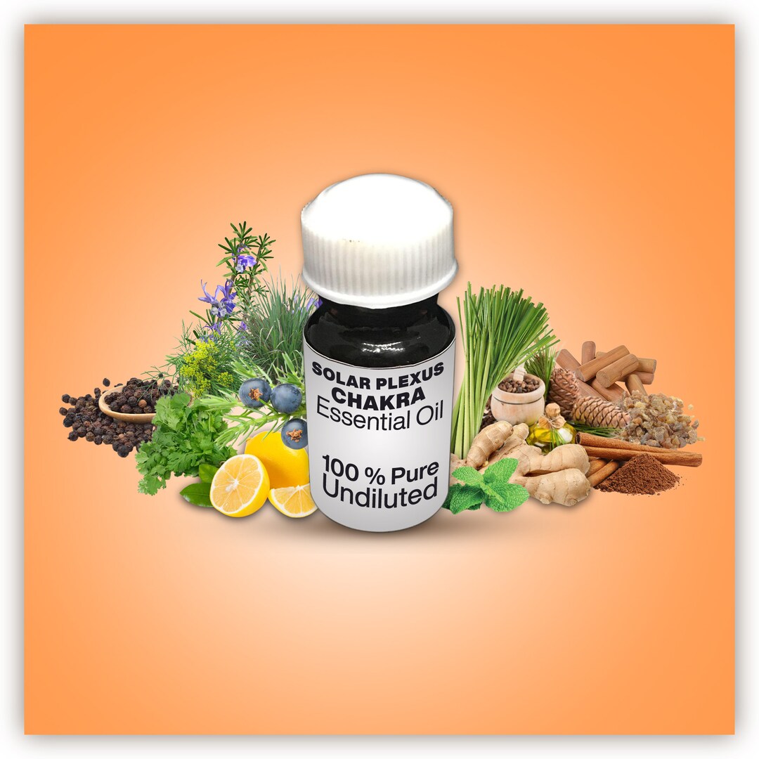 Solar Plexus Chakra Energizer Oil / 100% Pure Solar Plexus - Etsy