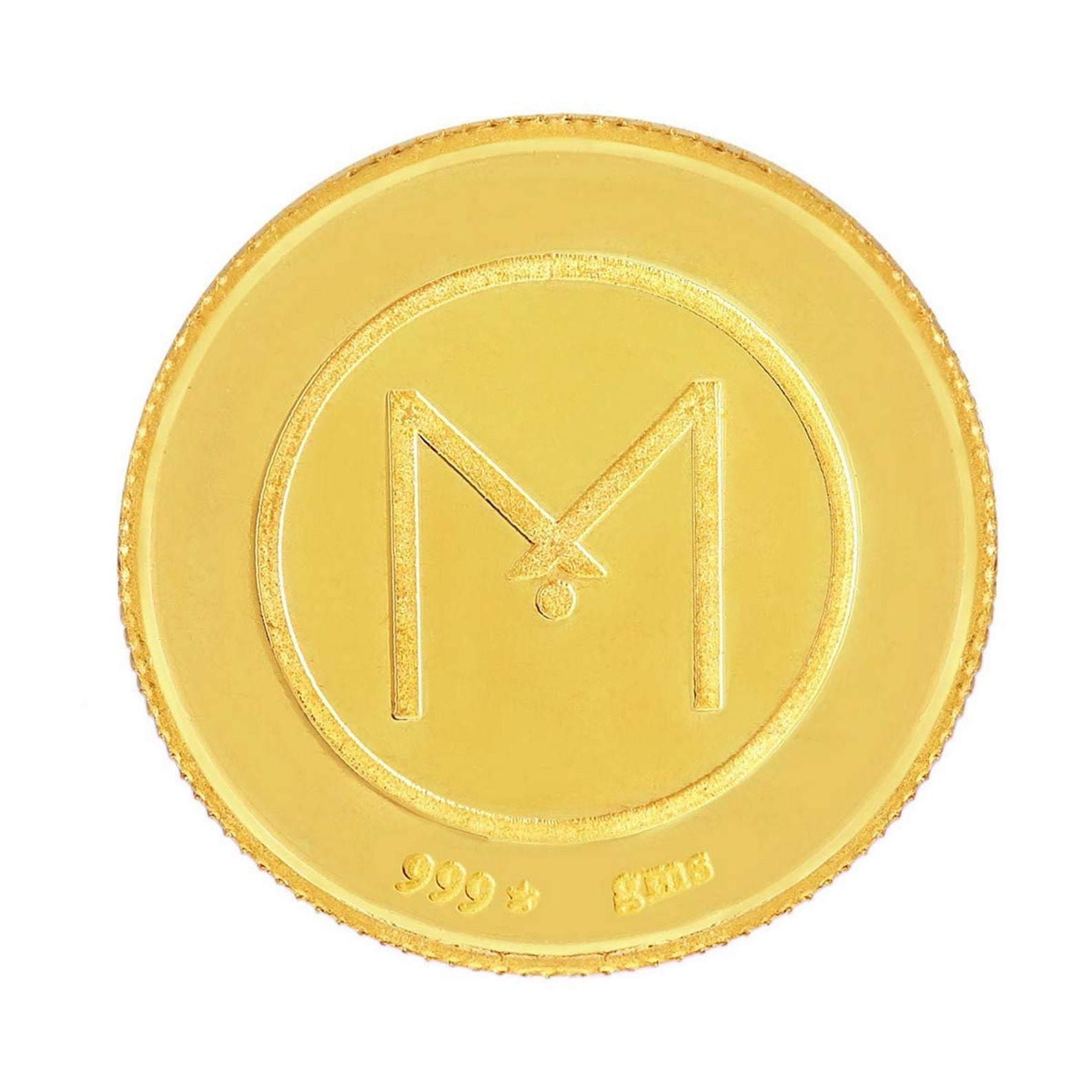 Goddess Laxmi Gold Coin 24K / Laxmi Coin in Pure Yellow Gold 999 ...