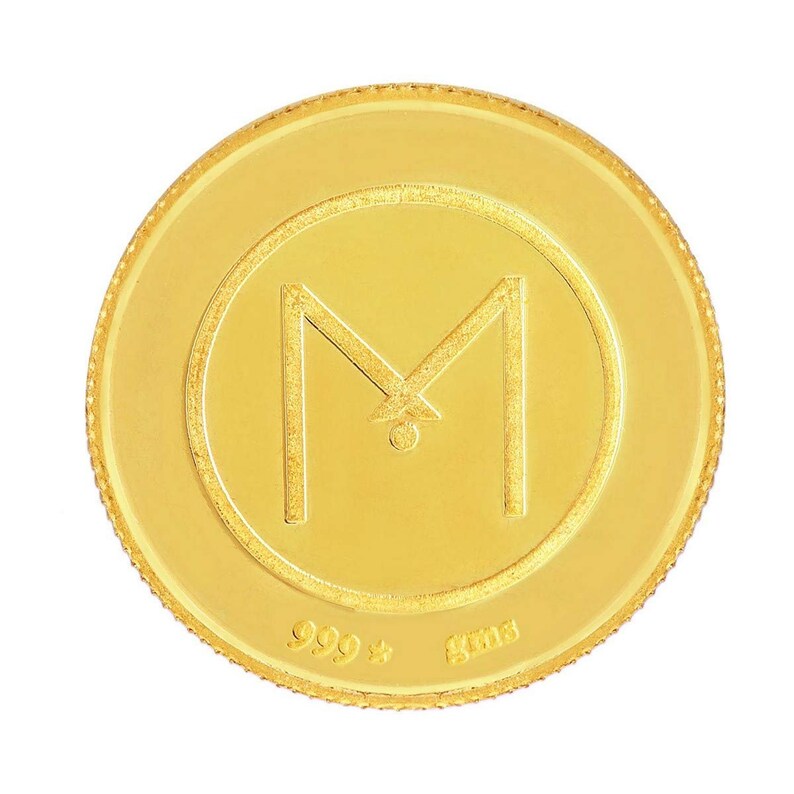 Goddess Laxmi Gold Coin 24K / Laxmi Coin in Pure Yellow Gold 999 ...