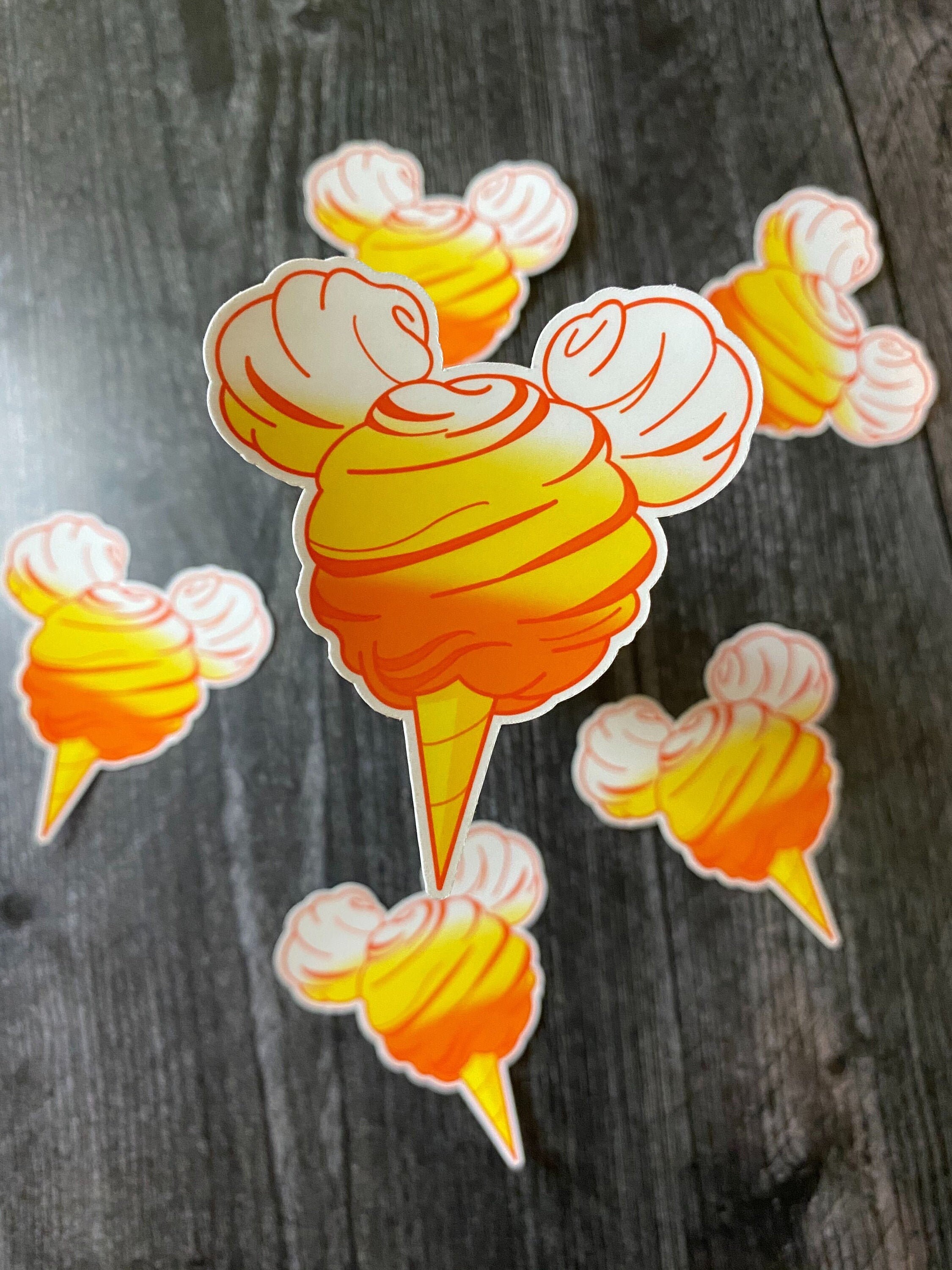 Mickey Mouse Inspired Shaped Candy Corn Cotton Candy Disney | Etsy