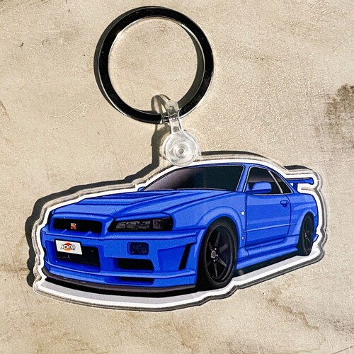JDM Miata Acrylic Car Keychain - Etsy
