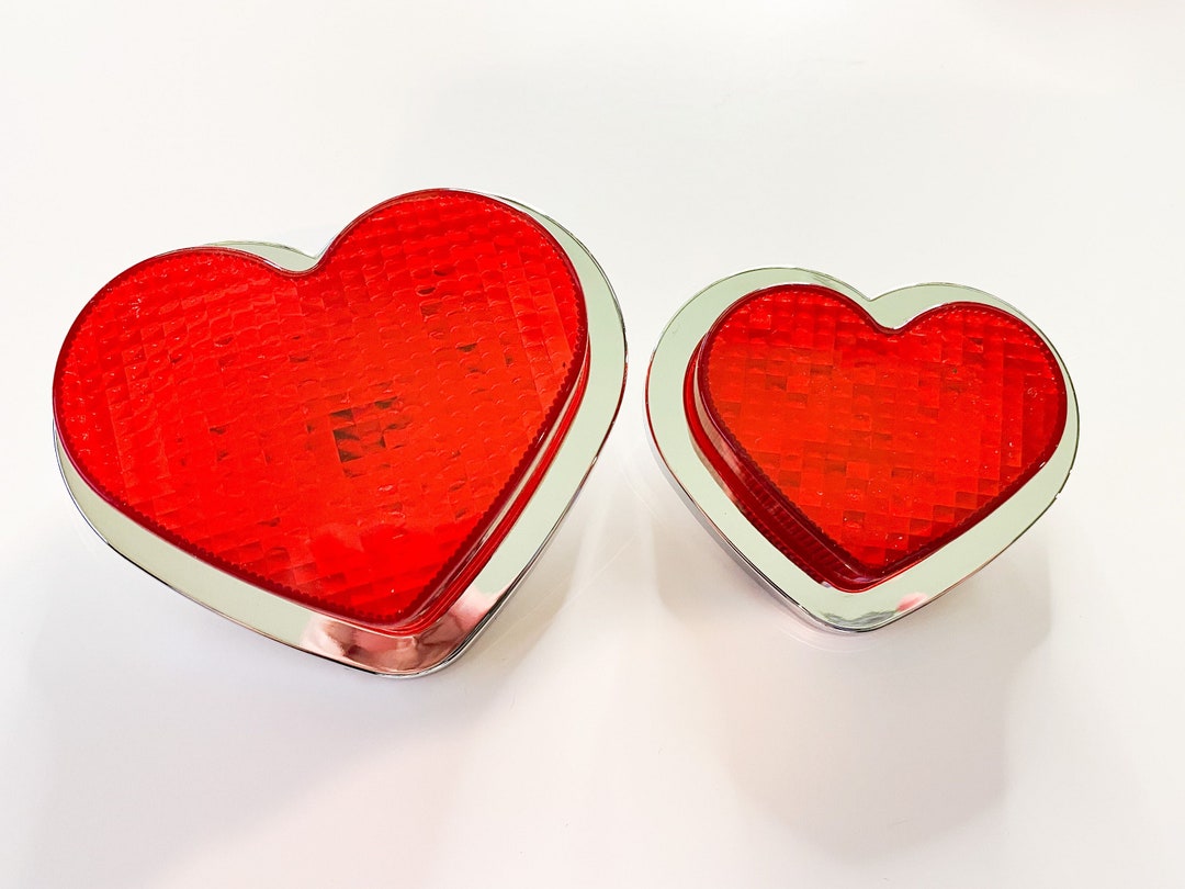Red Heart Shaped Side Marker / Accessory / LED Light / Turn Signal - Etsy