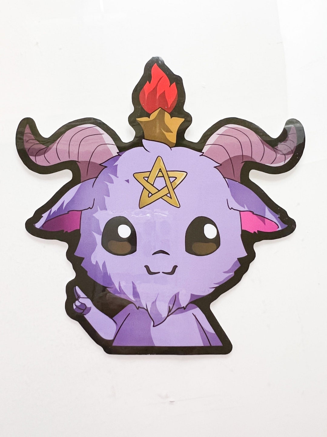 Baphomet Satan Goat Peeker Decal Vinyl Stickers - Etsy