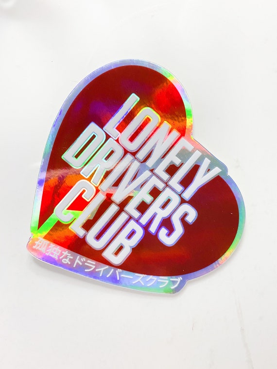 Lonely Drivers Club Holográfica JDM Vinilo Pegatinas | Etsy España