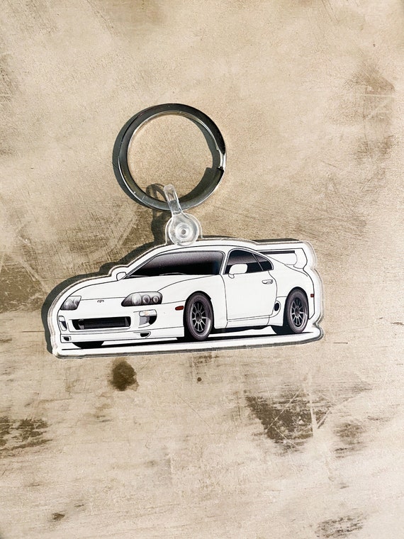 JDM Supra MK4 Acrylic Car Keychain | Etsy