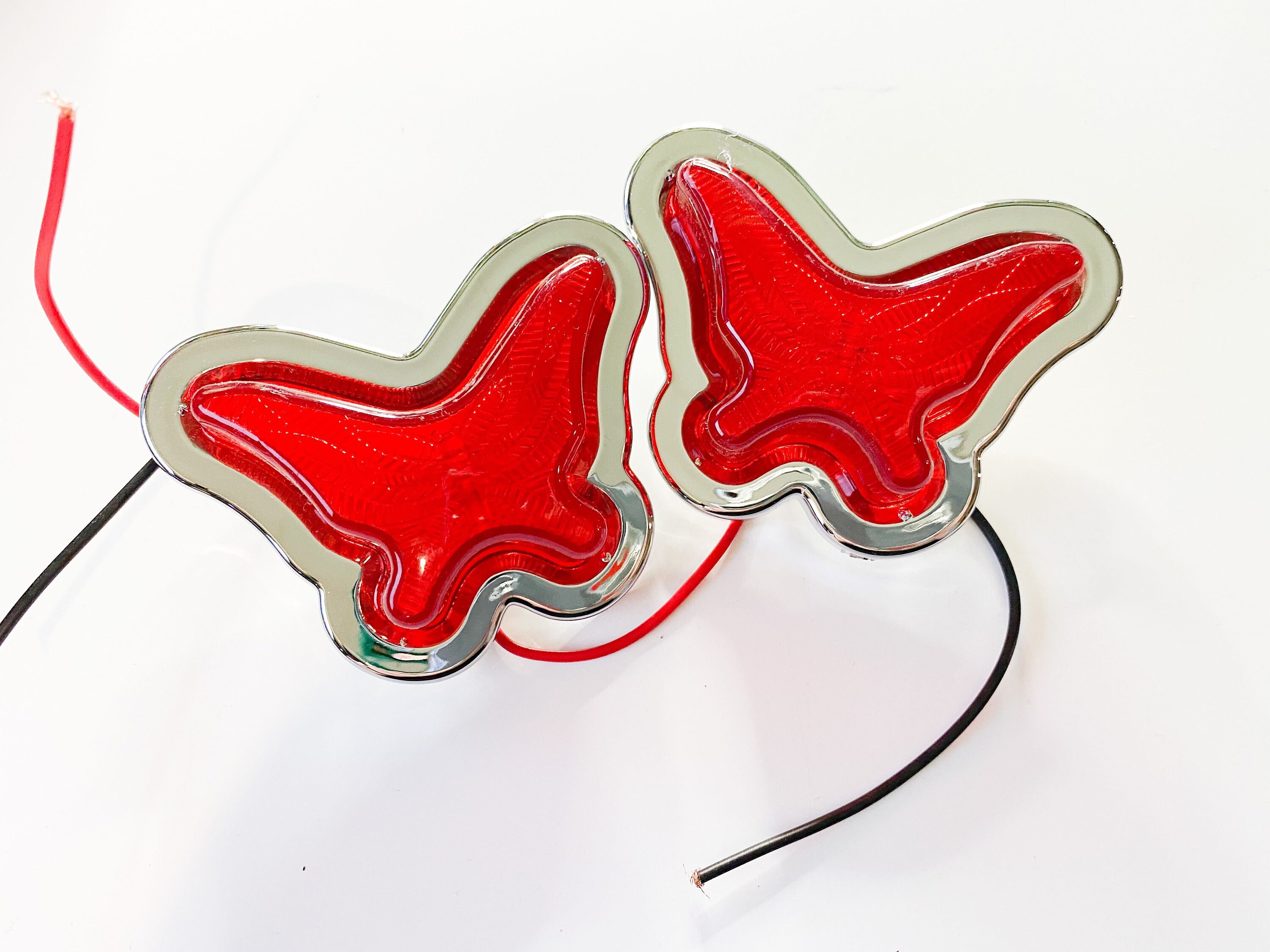 Red Butterfly Shaped Side Marker / Accessory / LED Light / | Etsy