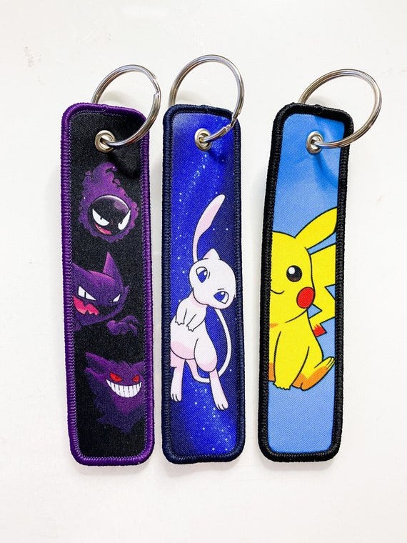Pokemon Double Sided JDM Tag Keychain - Etsy