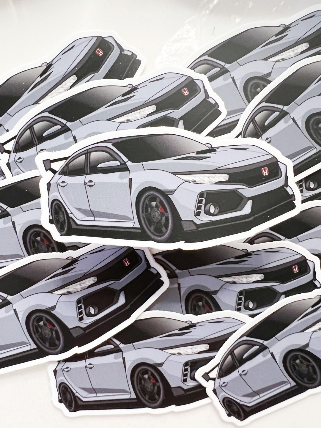 JDM Civic Type R FK8 Sonic Grey Pearl Vinyl Stickers - Etsy Australia