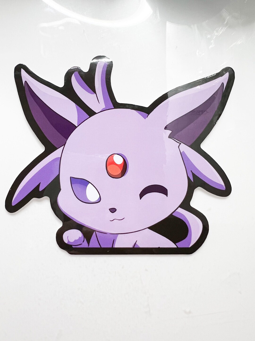 Espeon Peeker Decal Vinyl Stickers - Etsy