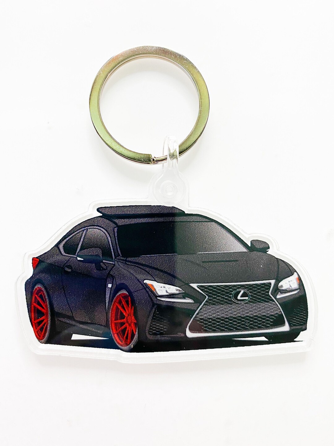 RC F Acrylic Car Keychain - Etsy