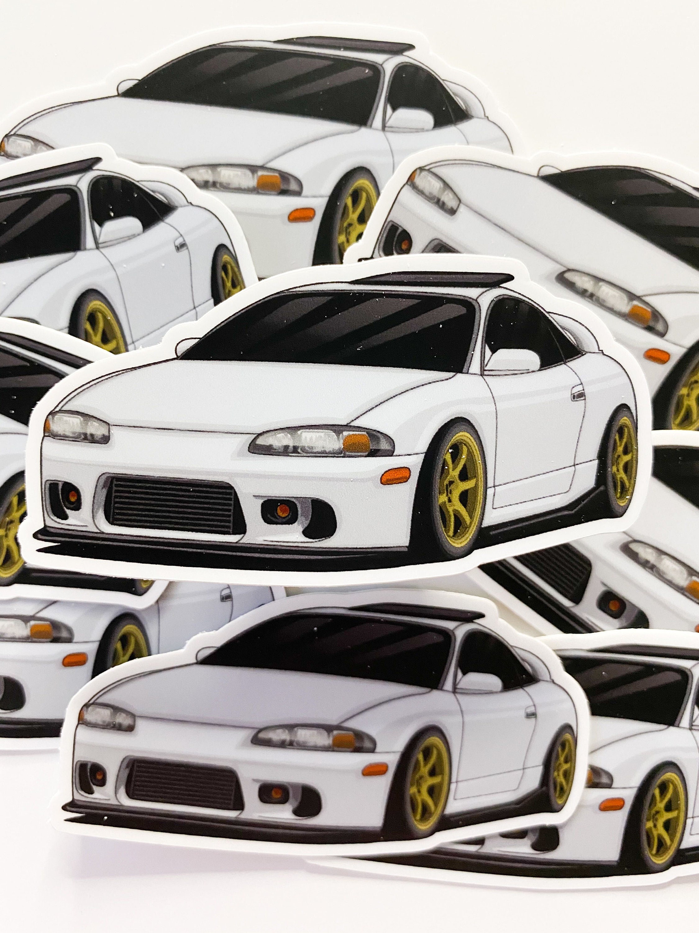 JDM DSM 2nd Gen Eclipse Vinyl Stickers | Etsy