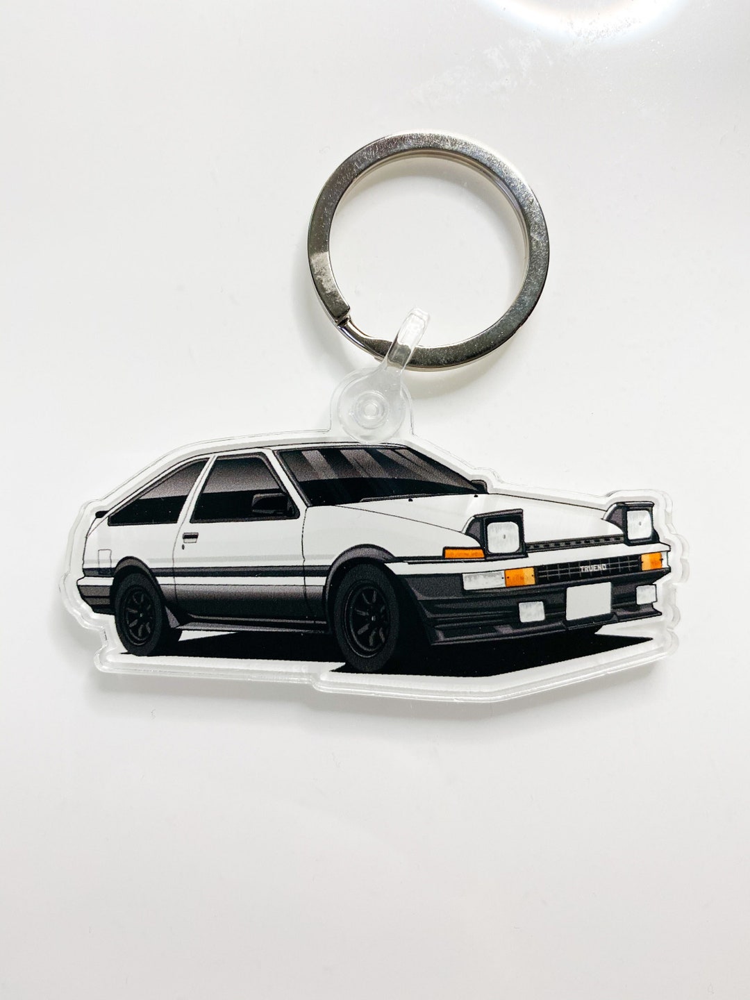 JDM Trueno AE86 Acrylic Car Keychain - Etsy