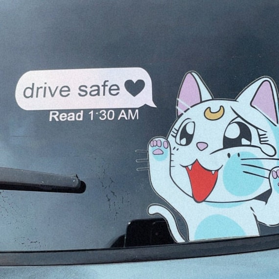 Home Drive Safely Cartoon