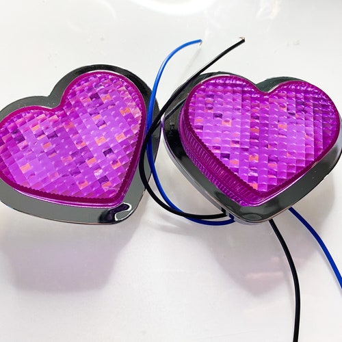 Amber Heart Shaped Side Marker / Accessory / LED Light / Turn - Etsy