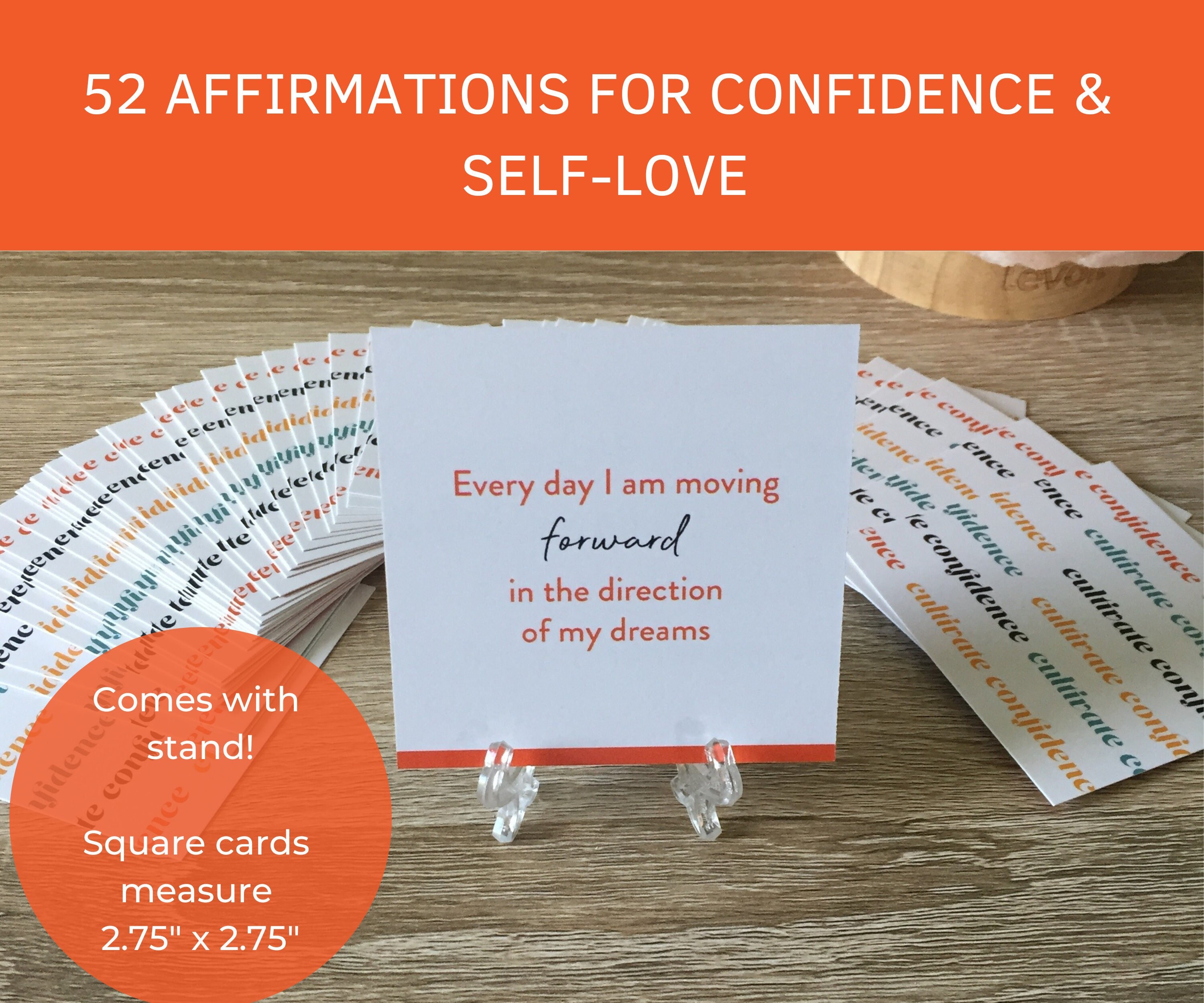 Afirmaciones positivas, 52 tarjetas de afirmación, mazo de tarjetas de ...