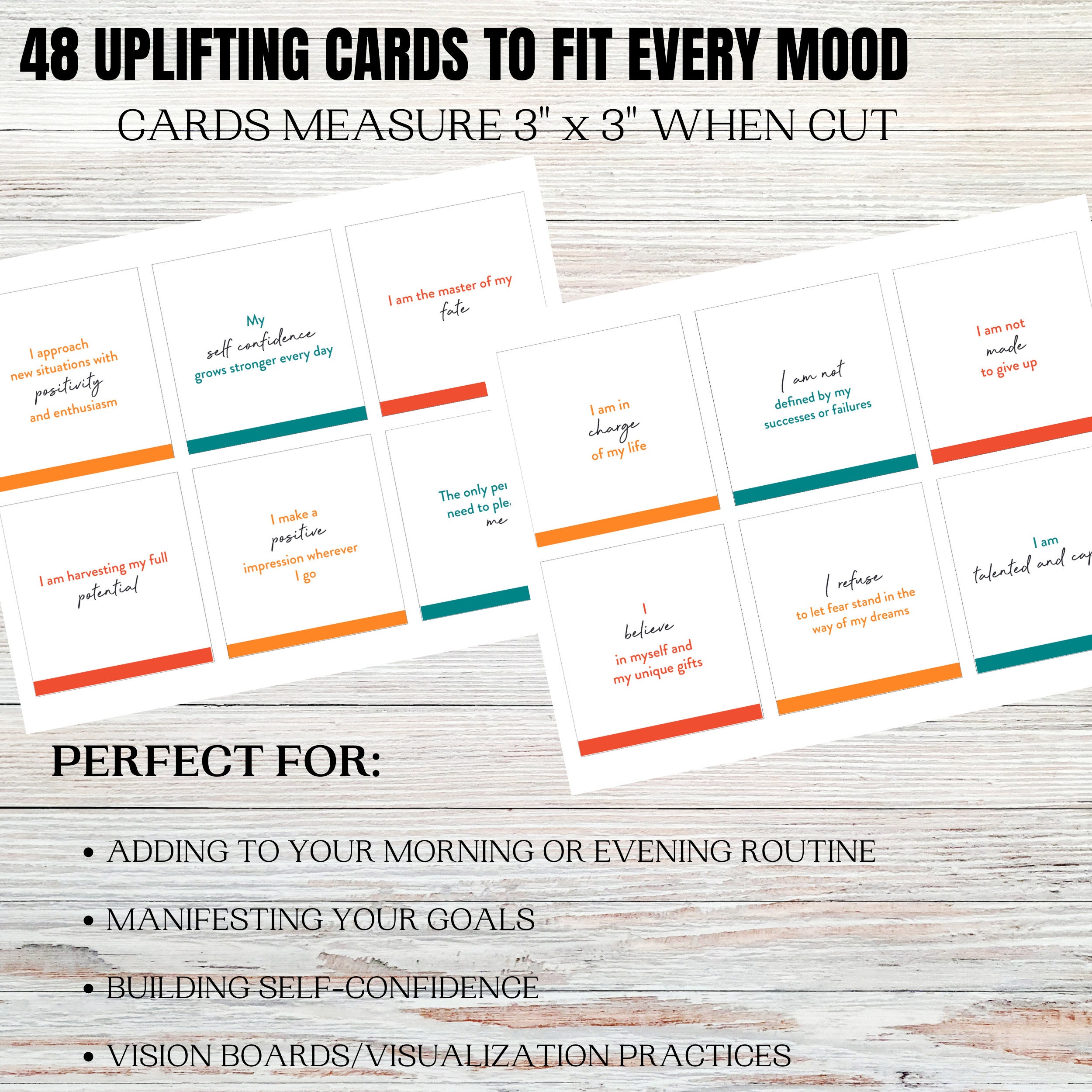 Digital Affirmation Cards Positive Affirmation Deck - Etsy